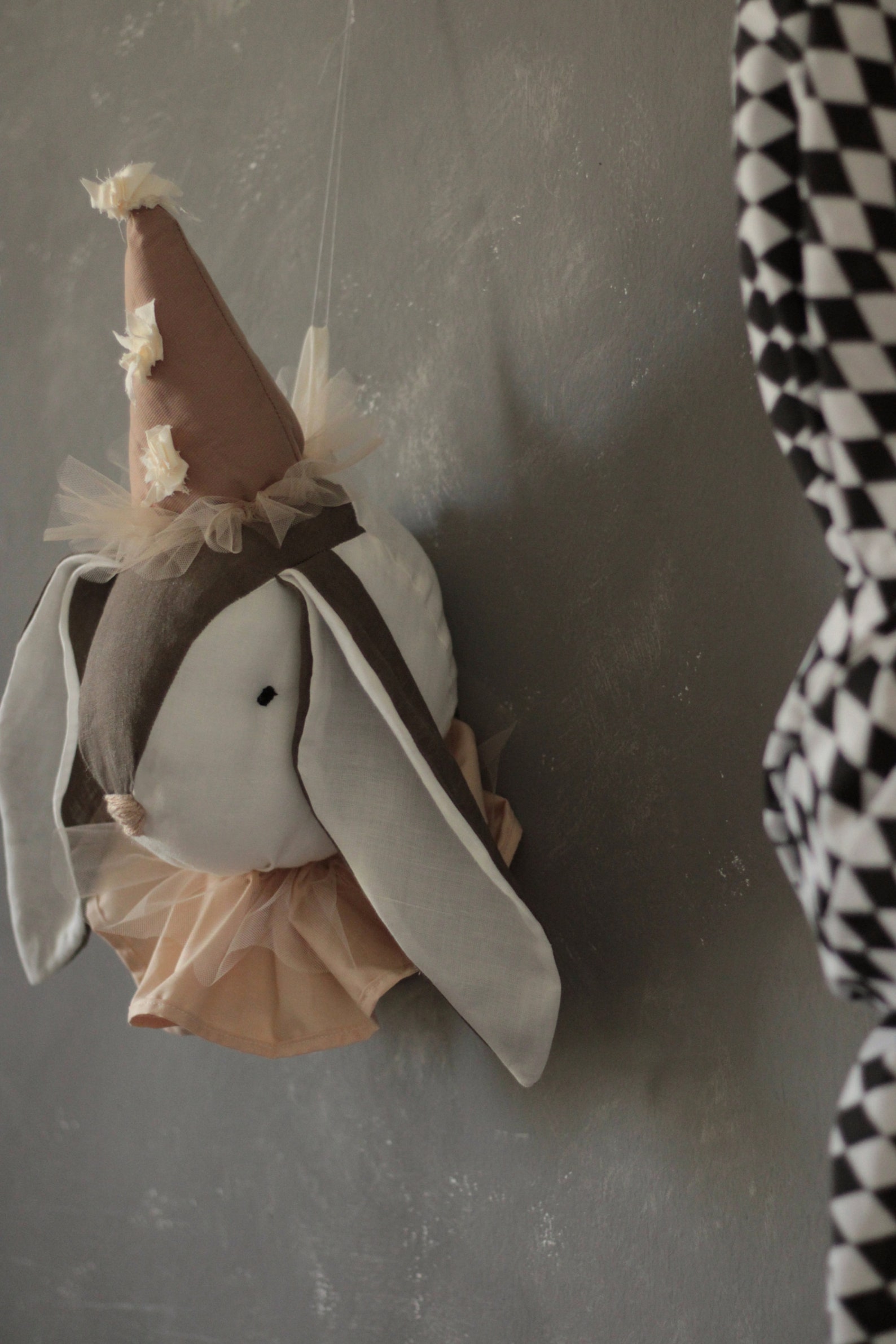 Circus Rabbit Head Rabbit Mount Animal Head Nursery Wall - Etsy