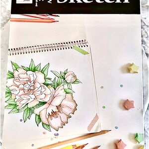 Draw Sketch Pad Book Art Project Supplies Paper Pad Artwork - Etsy