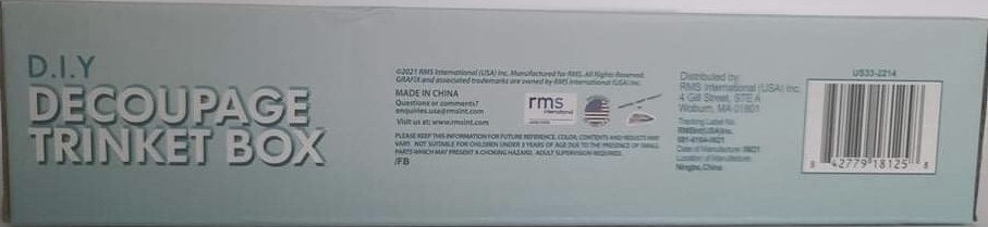 DIY Trinket Box Design Set Jewelry Box Craft Kit - Etsy