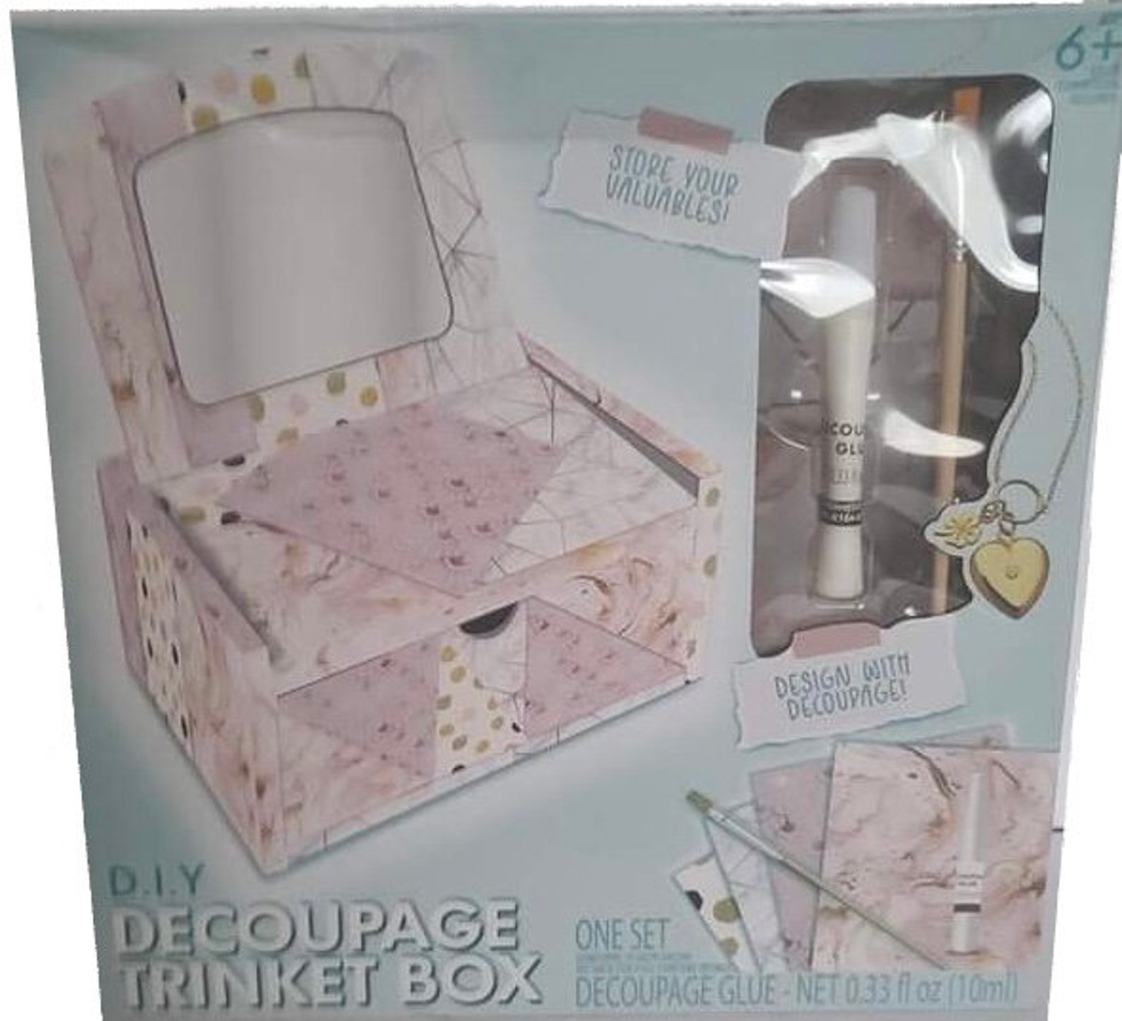 DIY Trinket Box Design Set Jewelry Box Craft Kit - Etsy