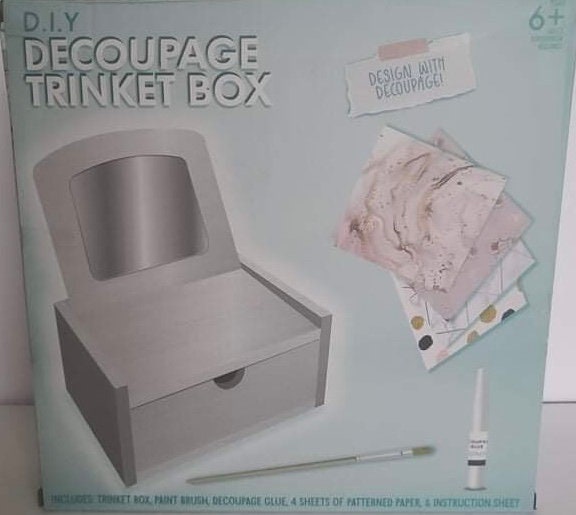 DIY Trinket Box Design Set Jewelry Box Craft Kit - Etsy