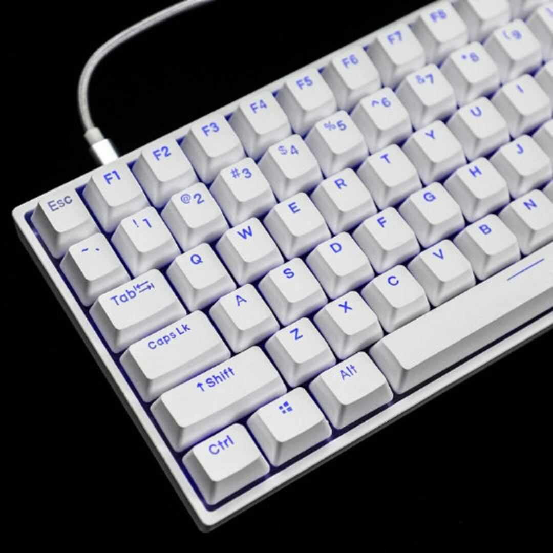 White Key Caps // 108 Keycaps for Mechanical Keyboard // PBT - Etsy