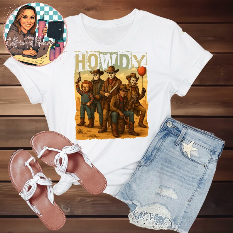 Howdy Horror Cowboy PNG – Wild West Slasher Digital Download, Halloween ...