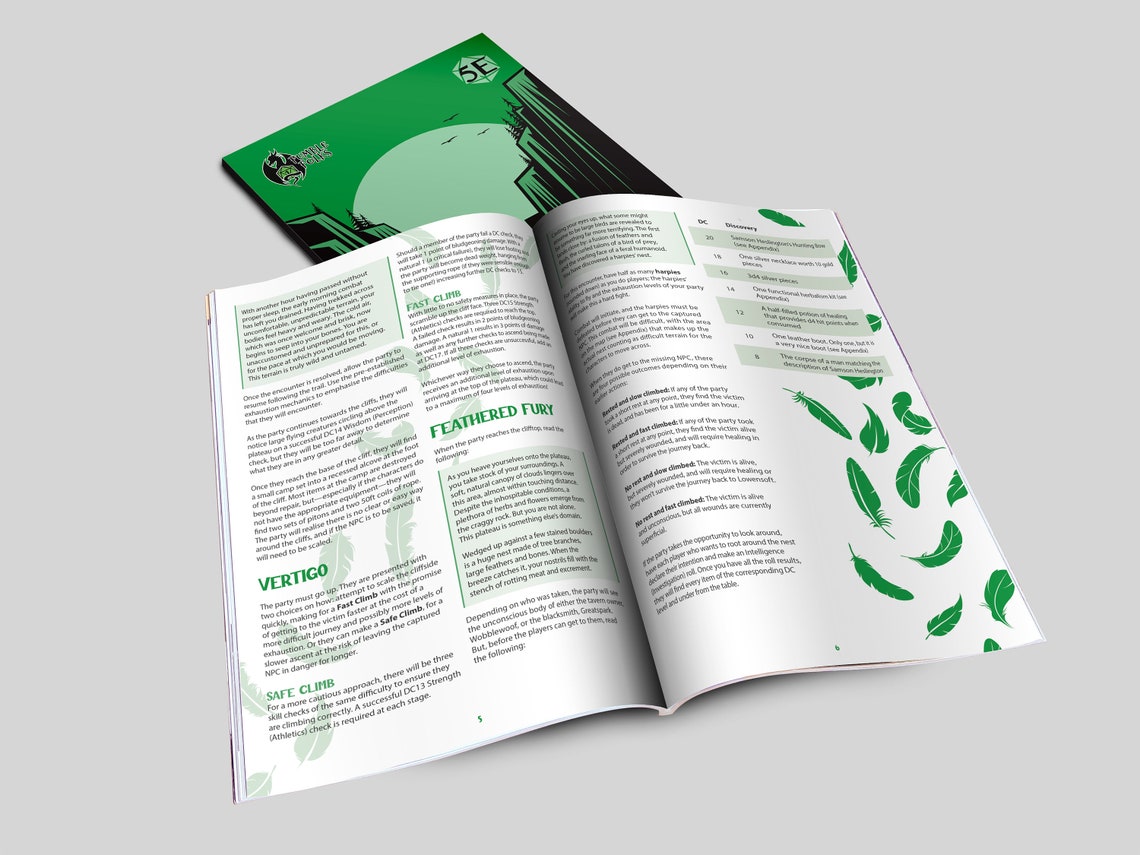 D&D 5e Level 1-3 One-shot Adventure Bundle physical and - Etsy