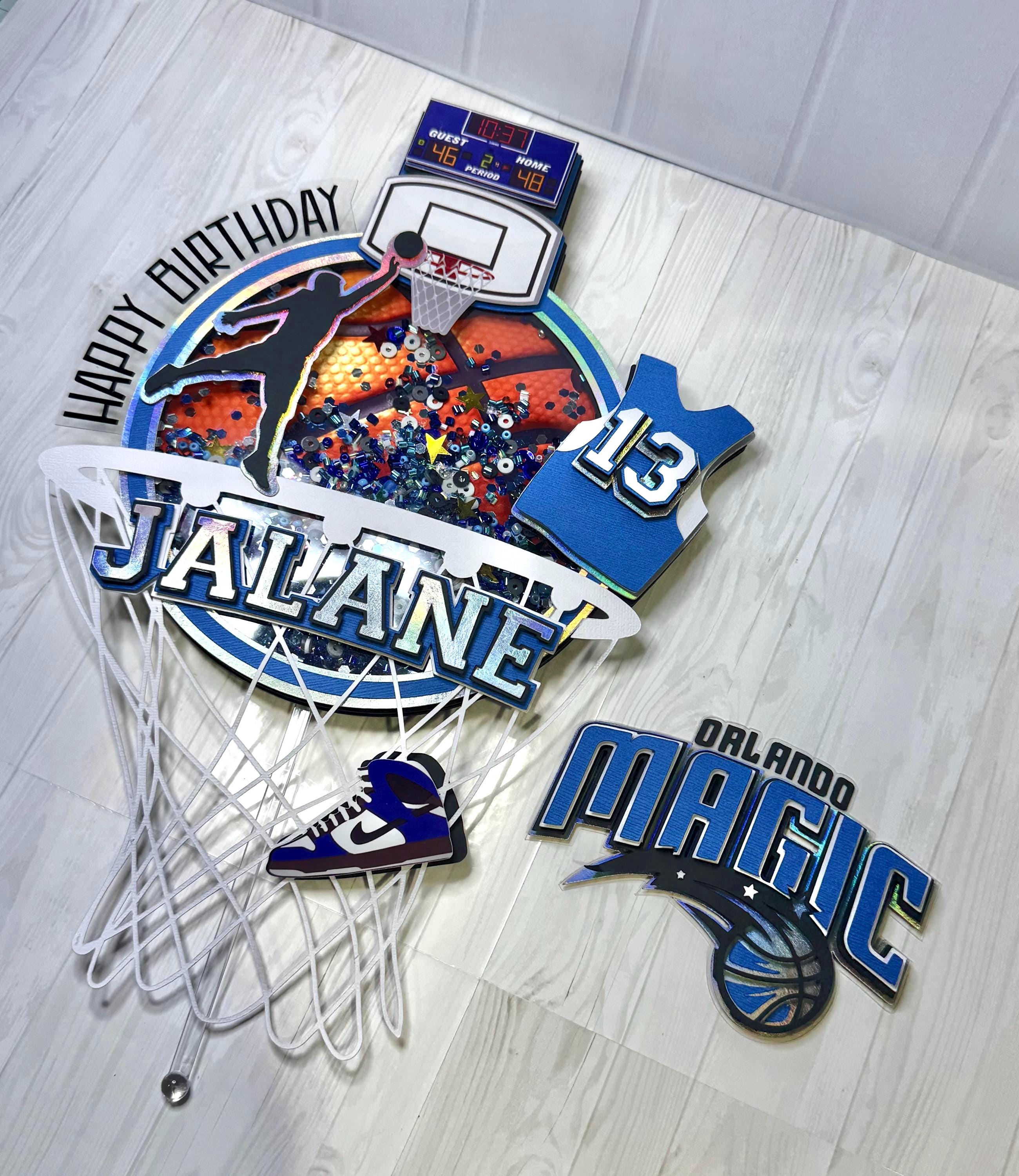 Basketball Cake-topper, Basketball Topper, Basket Birthday Party, Sport ...