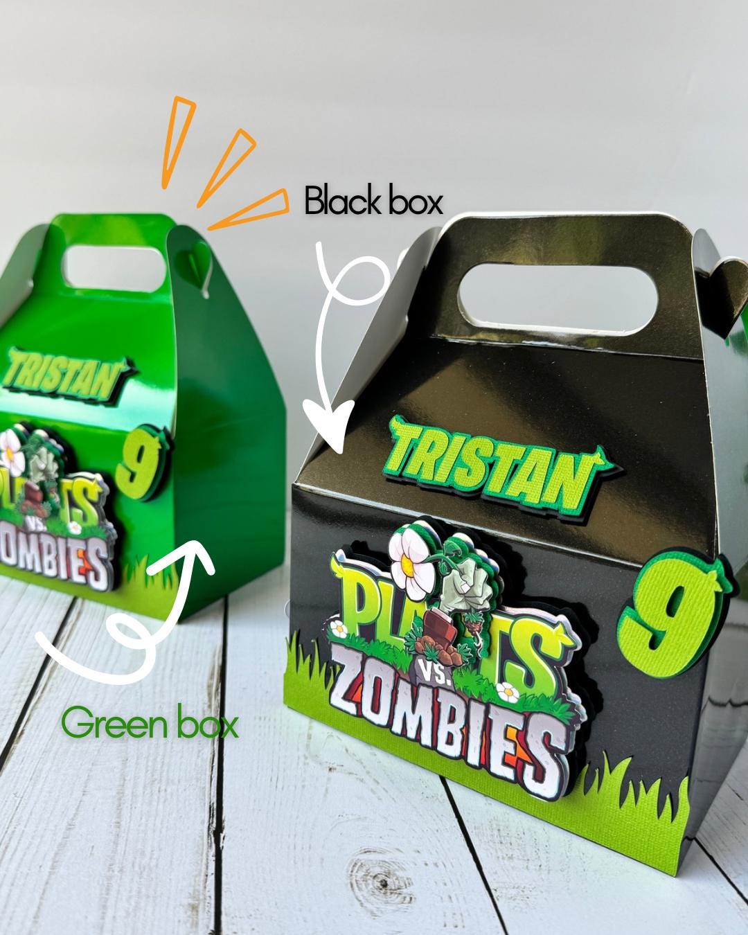 Plants Vs Zombies Favor Boxes: Personalized PVZ Party Decoration - Etsy