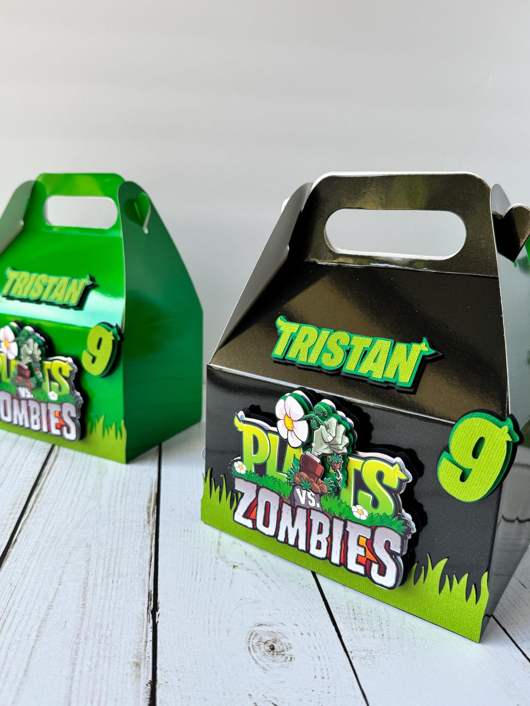Plants Vs Zombies Favor Boxes: Personalized PVZ Party Decoration - Etsy