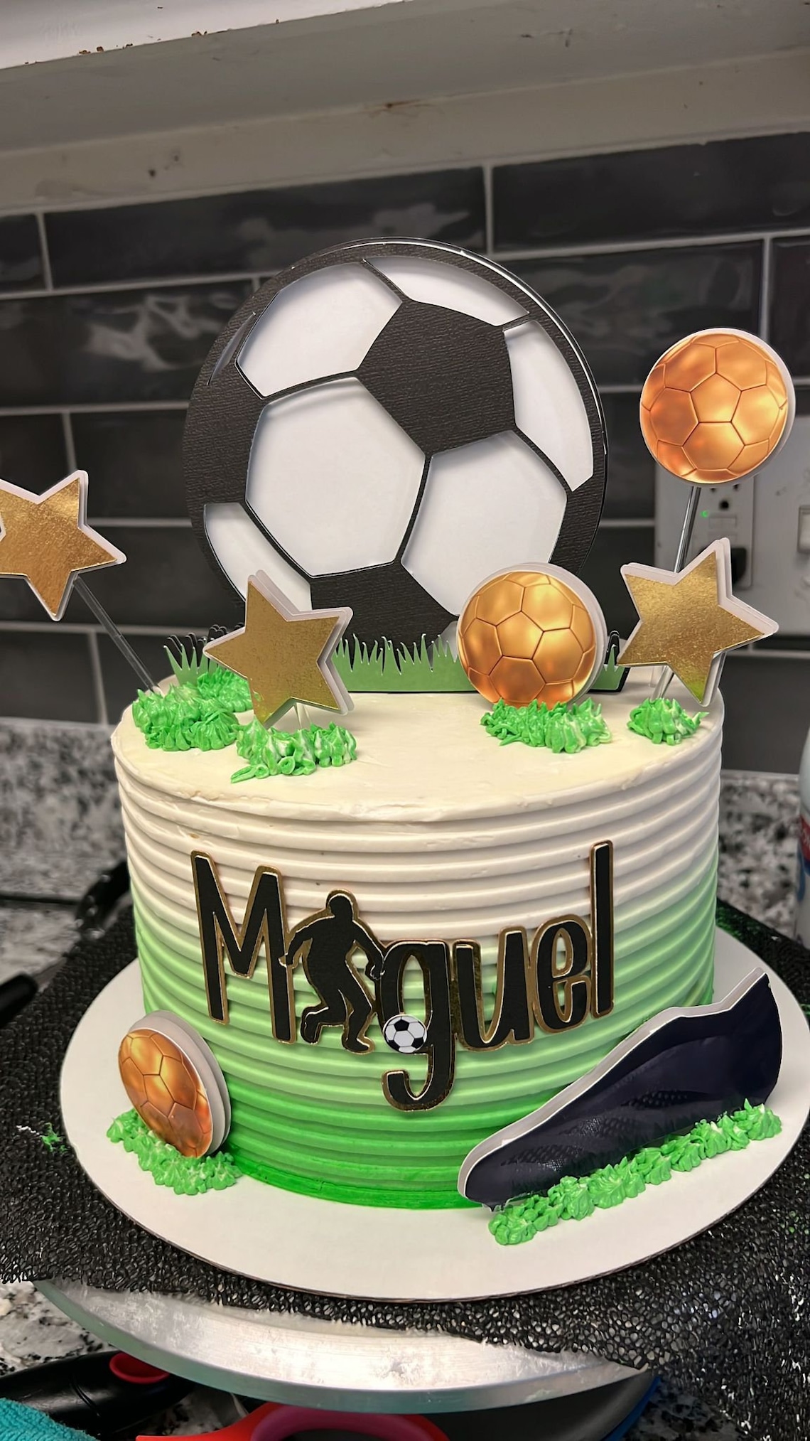 Soccer Cake-topper, Soccer Topper, Soccer Birthday Party, Sport Cake ...