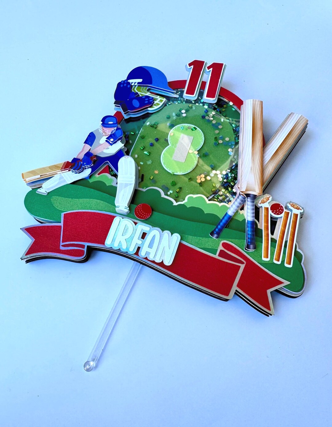 Custom Cricket Cake Topper: Sport Birthday Party Decoration - Etsy