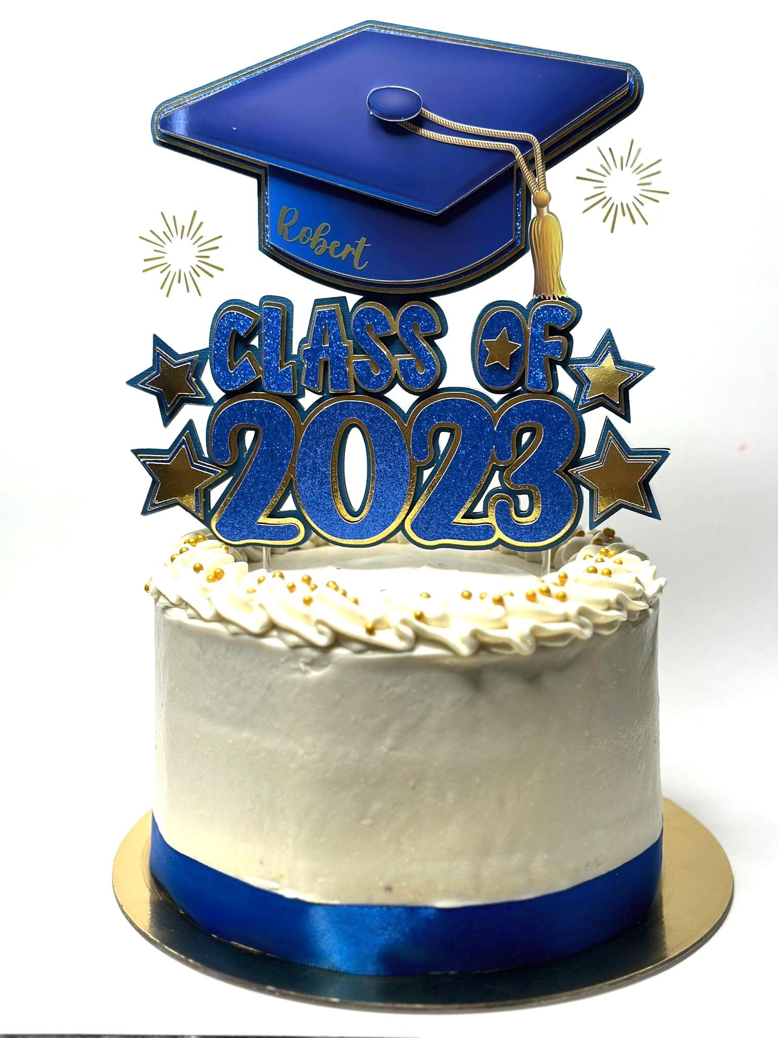 Graduation Caketopper, Graduation Party Decor, Cake Topper Unisex ...
