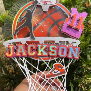 Basketball Cake-topper, Basketball Topper, Basket Birthday Party, Sport ...