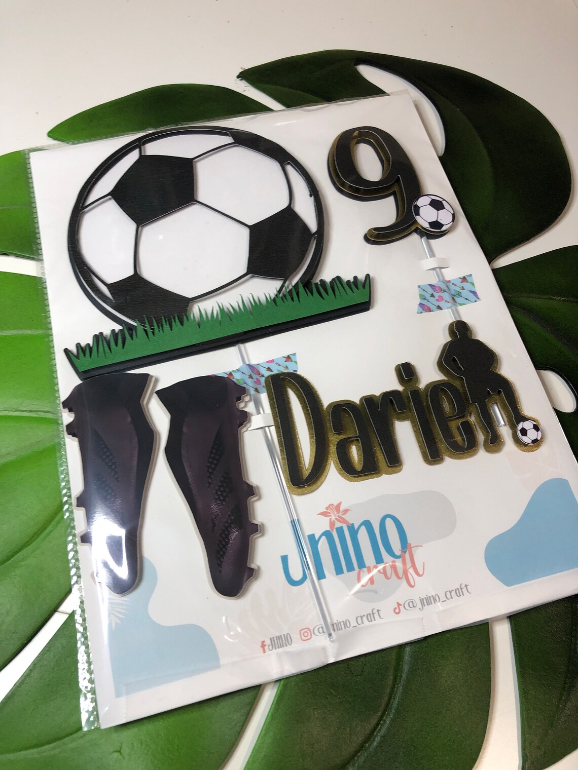 Soccer Cake-topper, Soccer Topper, Soccer Birthday Party, Sport Cake ...