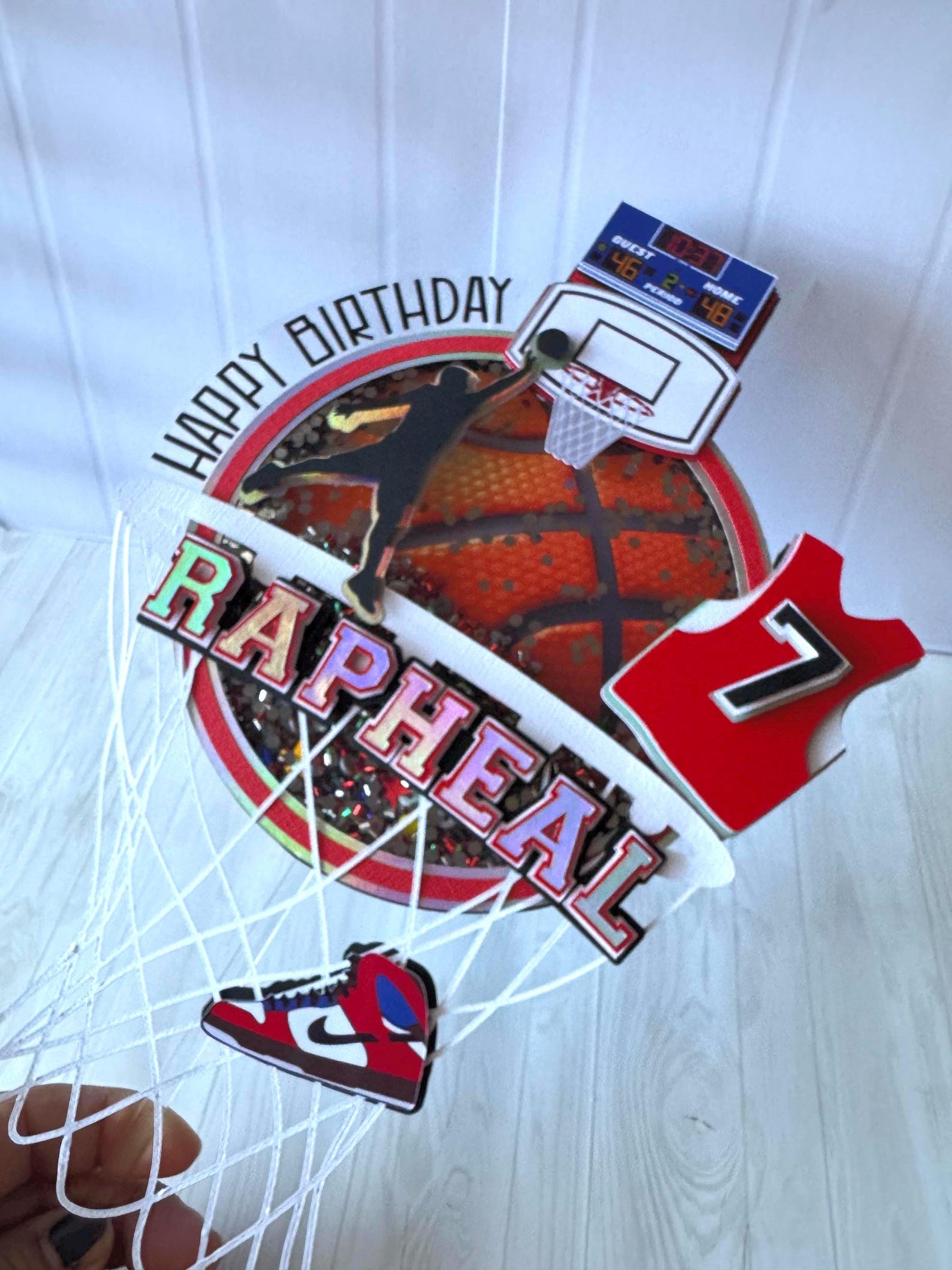 Basketball Cake-topper, Basketball Topper, Basket Birthday Party, Sport ...
