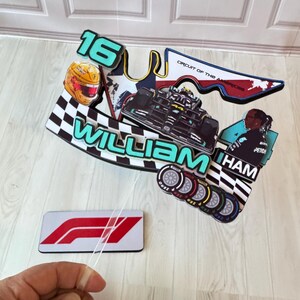 Racing Car Cake-topper, Racing Car Brand Topper, Dad Birthday Party ...