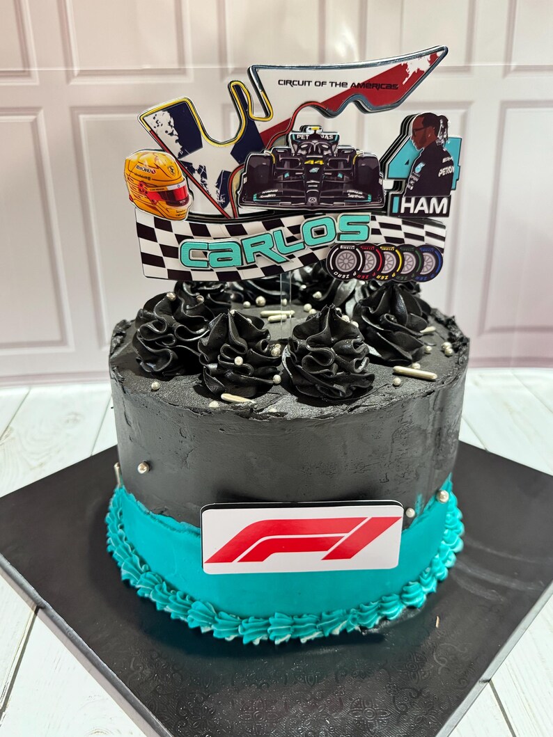 Racing Car Cake-topper, Racing Car Brand Topper, Dad Birthday Party ...