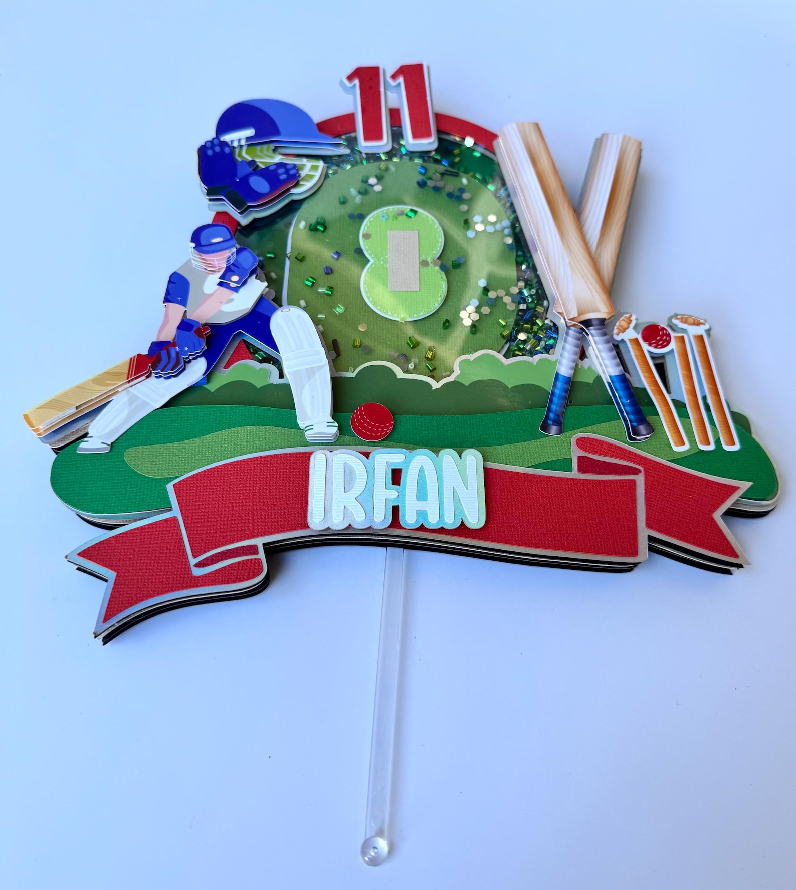 Custom Cricket Cake Topper: Sport Birthday Party Decoration - Etsy
