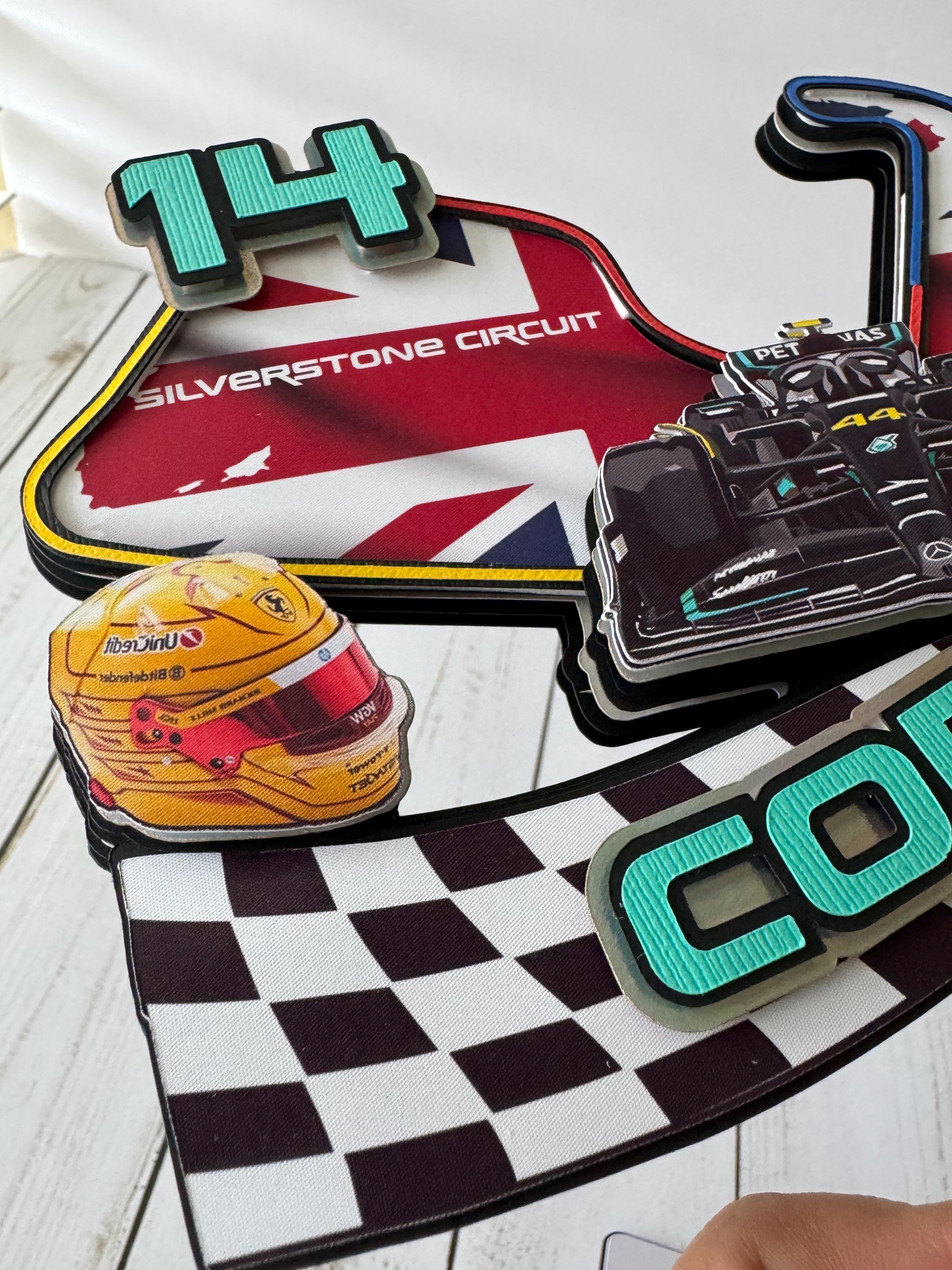Racing Car Cake-topper, Racing Car Brand Topper, Dad Birthday Party ...