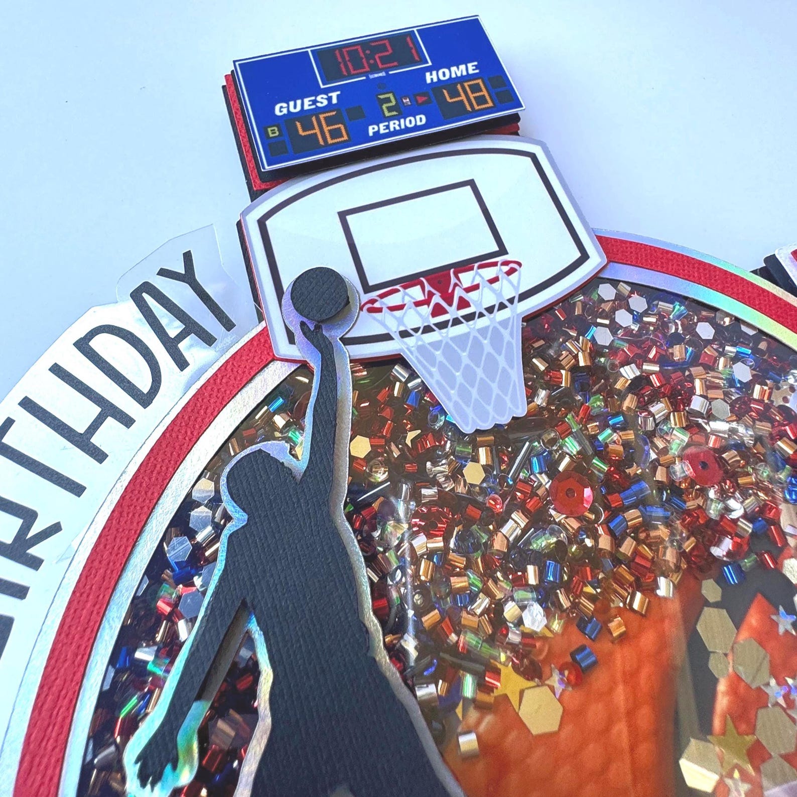 Basketball Cake-topper, Basketball Topper, Basket Birthday Party, Sport ...