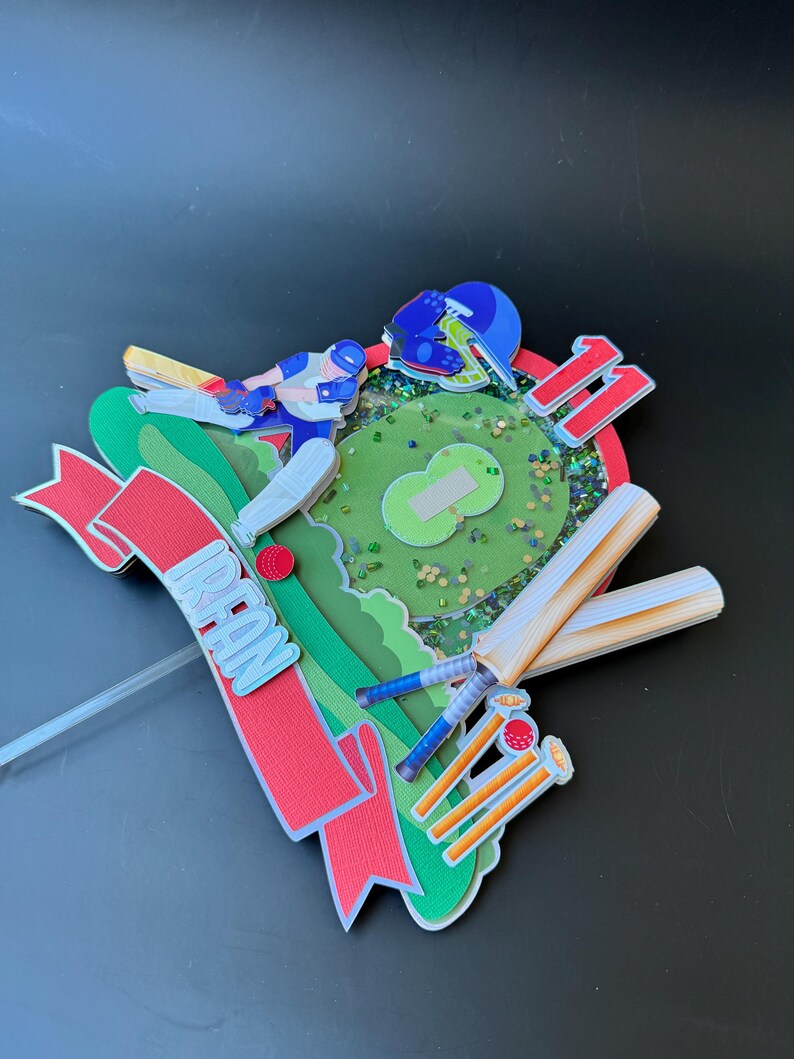 Custom Cricket Cake Topper: Sport Birthday Party Decoration - Etsy