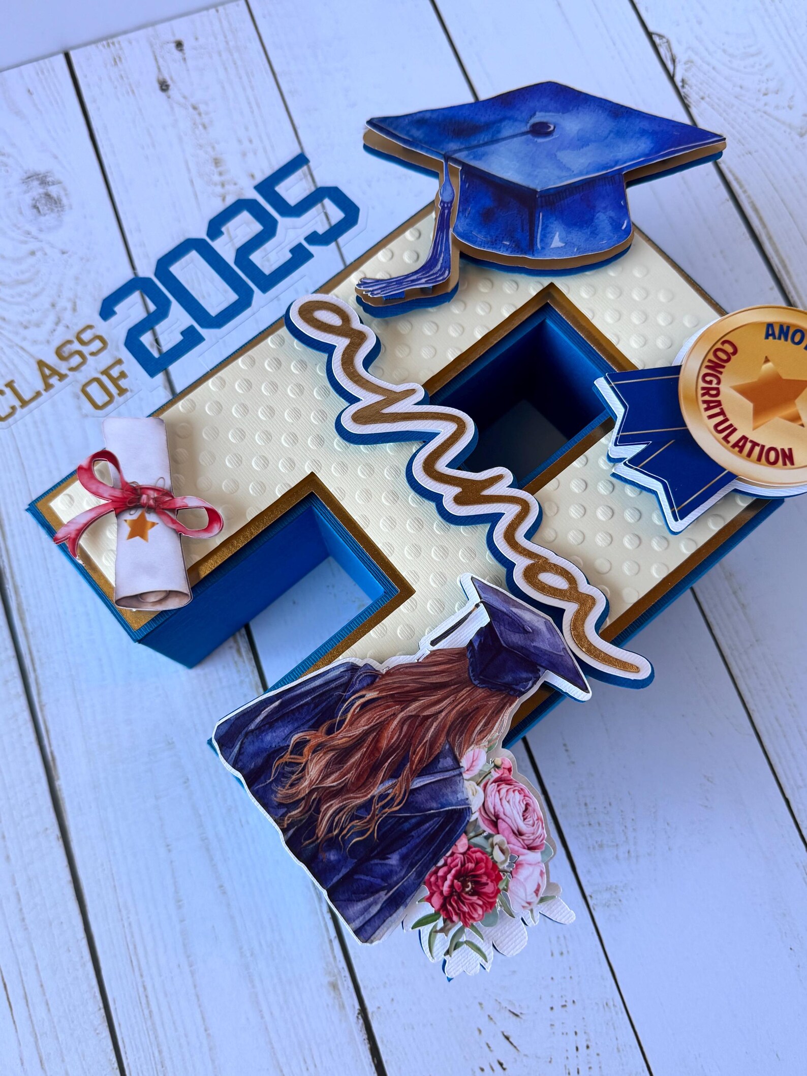 Graduation 3D Letter: Class of 2025 Centerpiece - Etsy