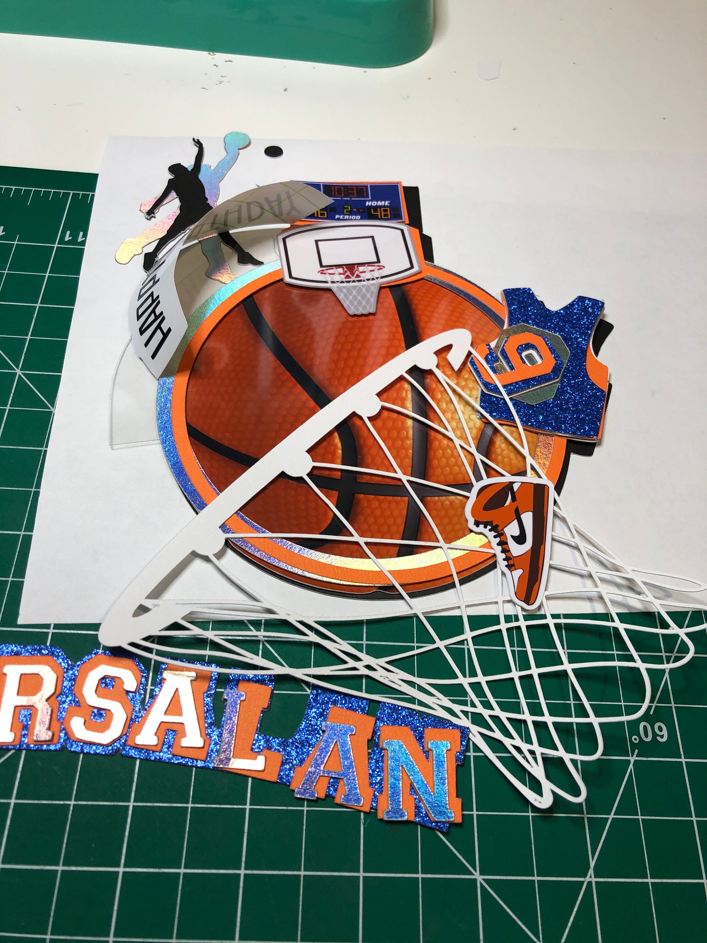 Basketball Cake-topper, Basketball Topper, Basket Birthday Party, Sport ...