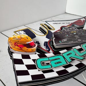 Custom Racing Car Cake Topper: Formula 1 Birthday Party - Etsy
