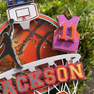 Basketball Cake-topper, Basketball Topper, Basket Birthday Party, Sport ...