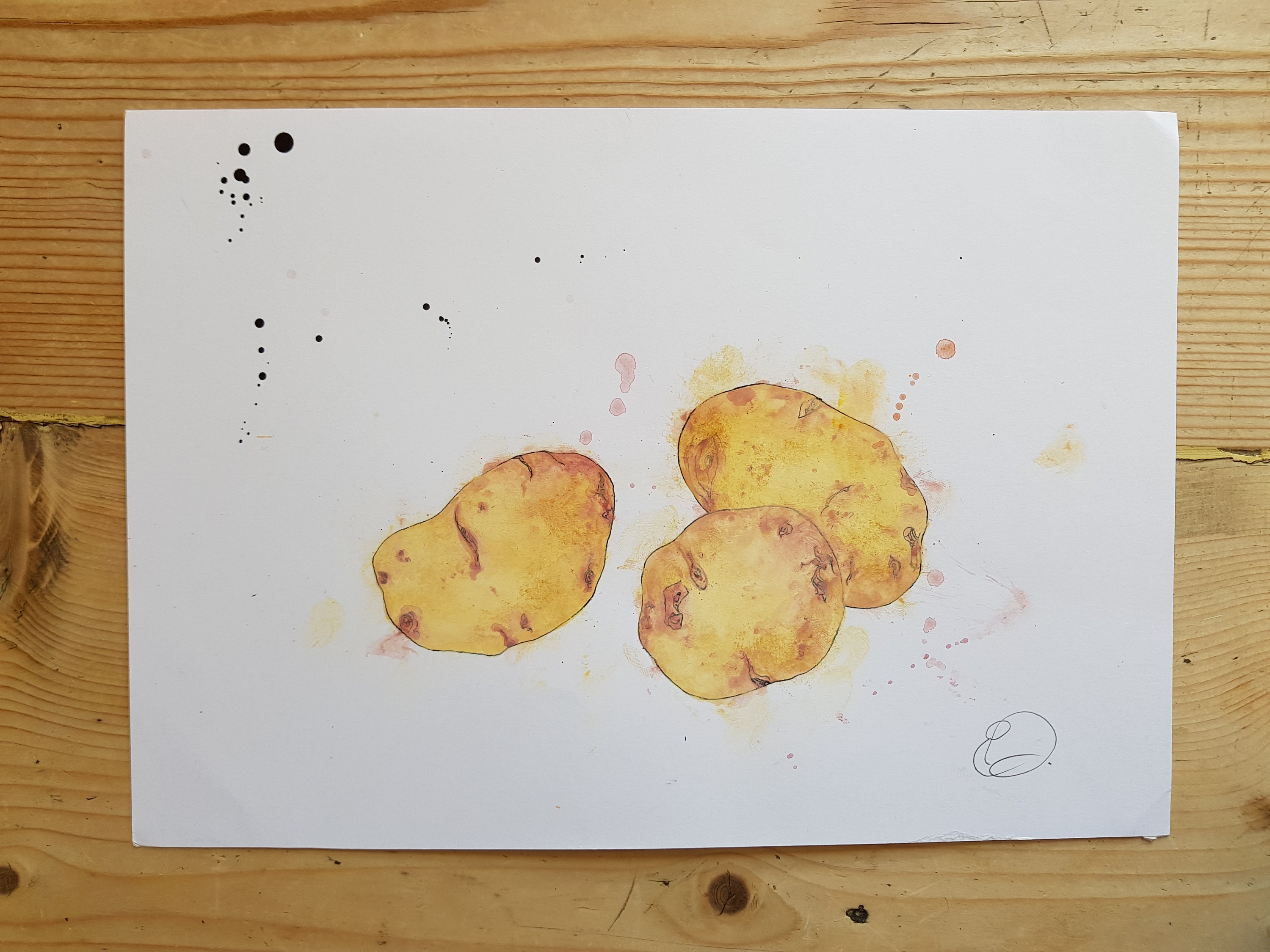 Potatoes — Emma Dibben Illustration