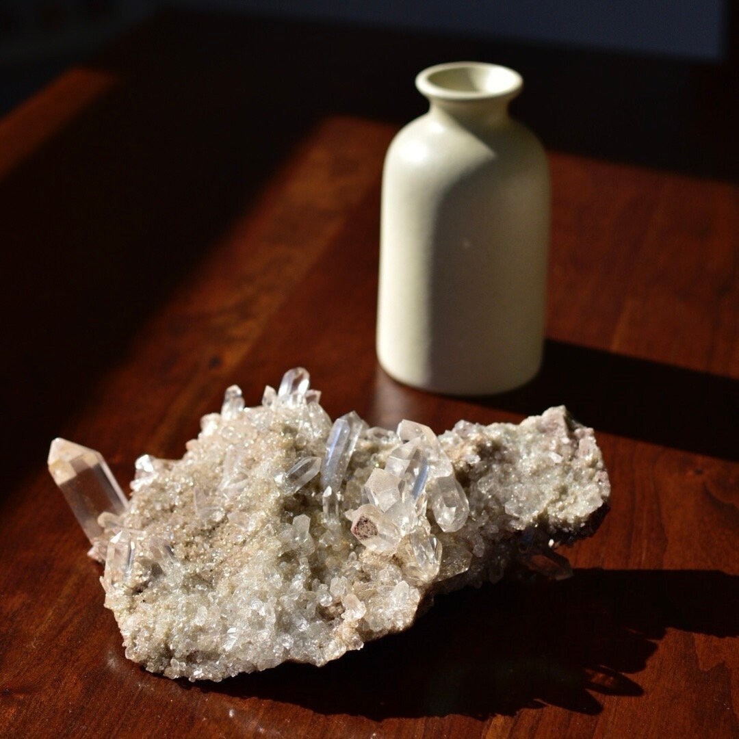 Himalayan Quartz Statement Cluster | XL Himalayan Quartz Display Piece ...