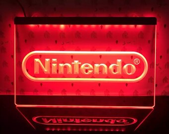 Nintendo Sign - Etsy
