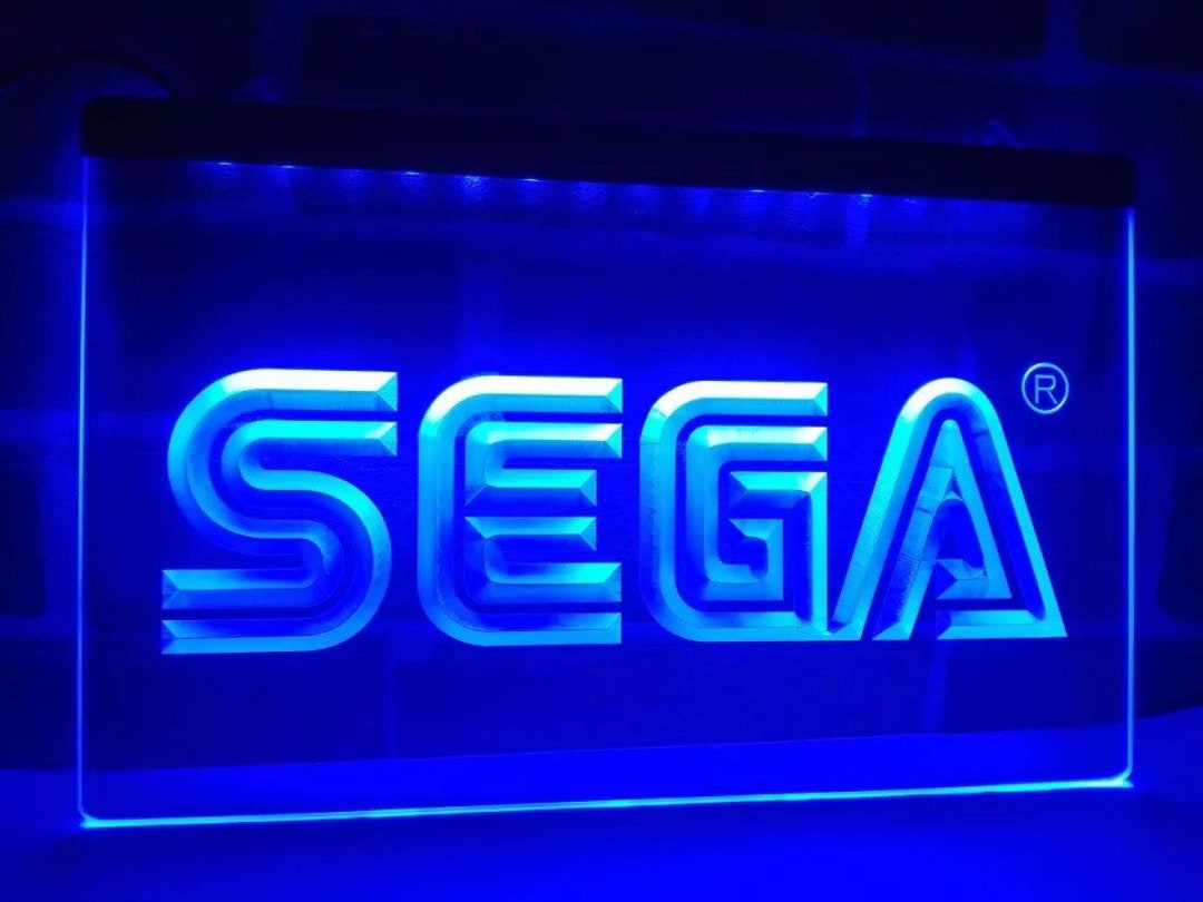 SEGA Led Light Panel Neon Sign Gift Lamp 30x20cm or 40x30cm, 8 Colors ...