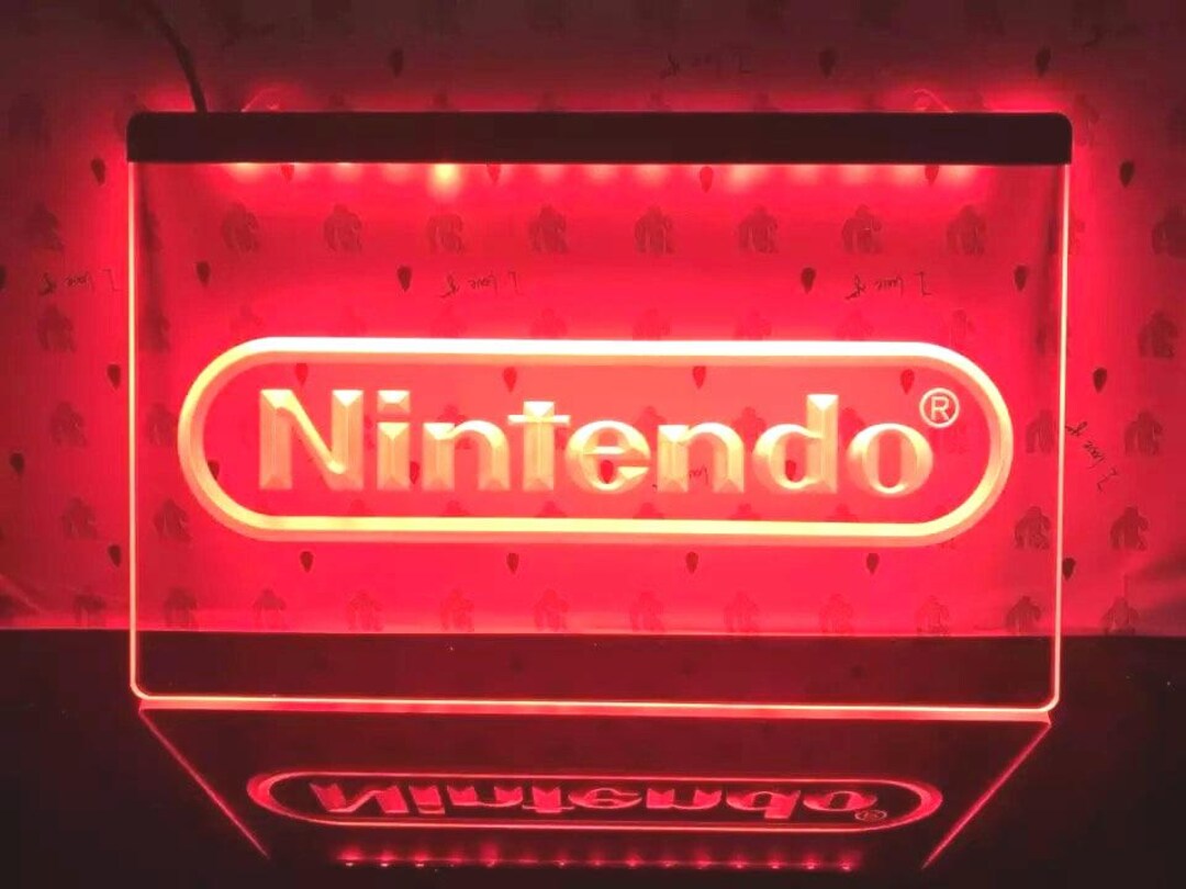 NINTENDO Light Panel, Led Neon Sign Gift 30x20cm or 40x30cm, Multicolor ...