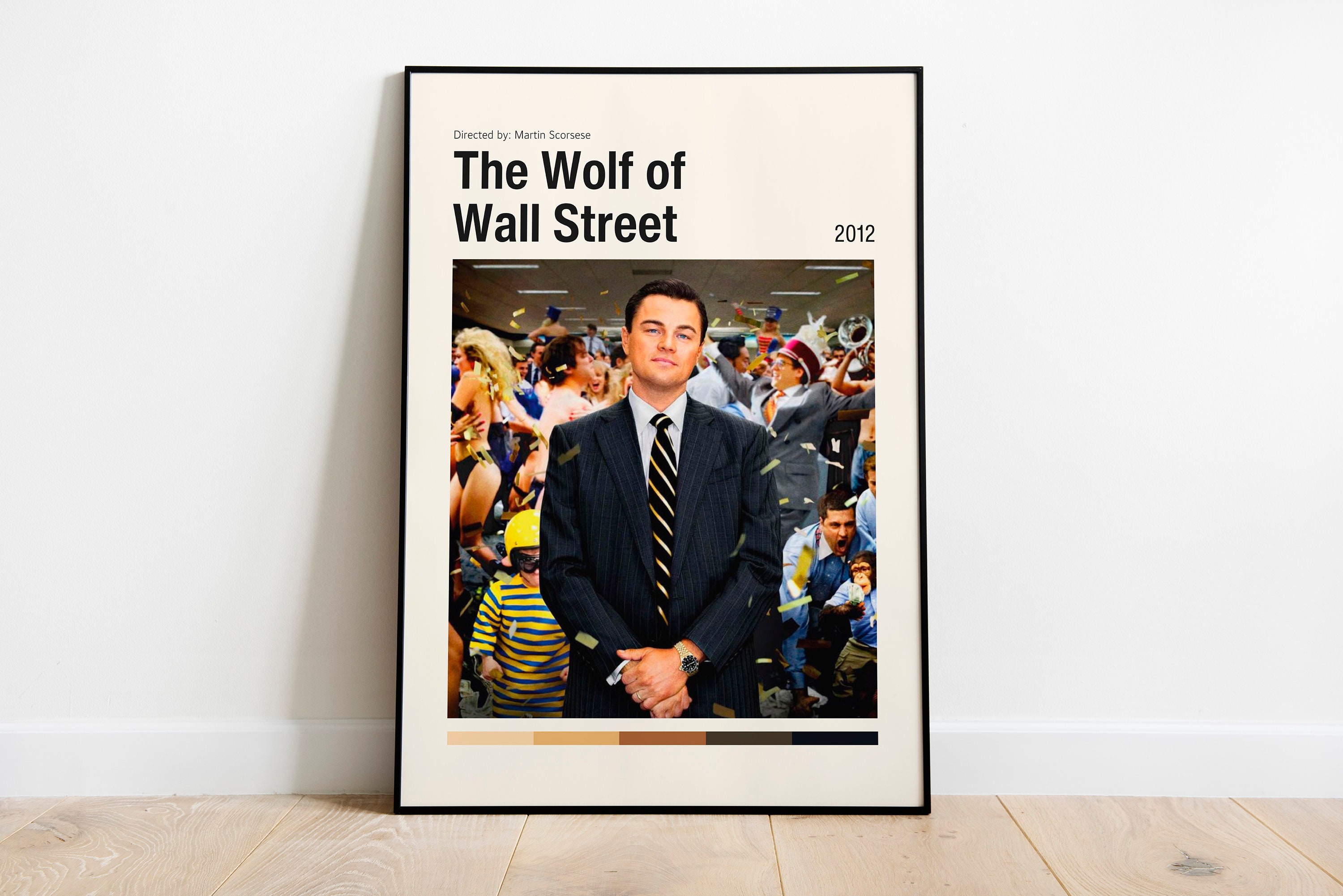 The Wolf of Wall Street Poster Leonardo Dicaprio Finance Gift the Wolf ...