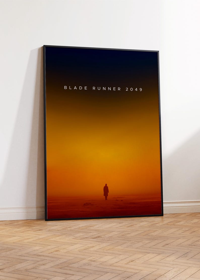 Blade Runner 2049 Minimalist Poster | Movie Print, Movie Wall Art - Etsy