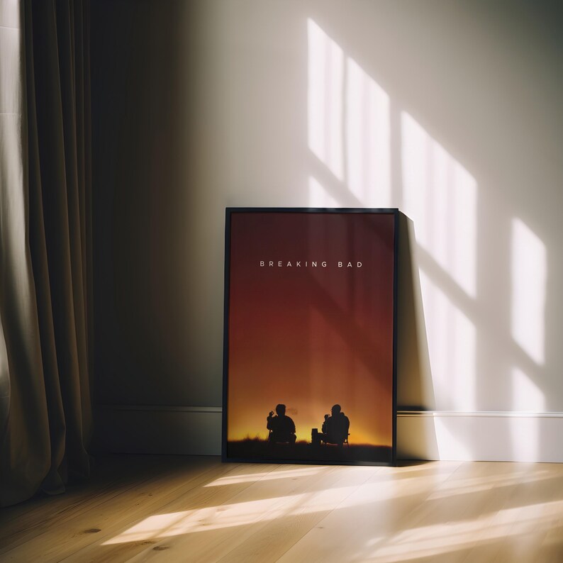 Breaking Bad Minimalist Poster | Walter White Heisenberg Wall Art ...