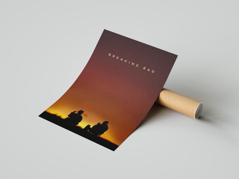 Breaking Bad Minimalist Poster | Walter White Heisenberg Wall Art ...