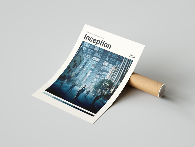 Inception Poster Leonardo Dicaprio Inception Gift Christopher Nolan ...