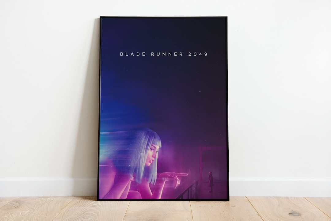Blade Runner 2049 Minimalist Poster | Movie Print | Movie Wall Art ...
