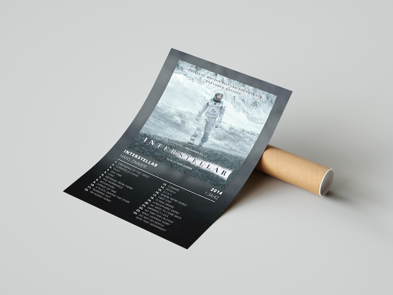 Interstellar Soundtrack Poster Hans Zimmer Gift Hans Zimmer Fan - Etsy
