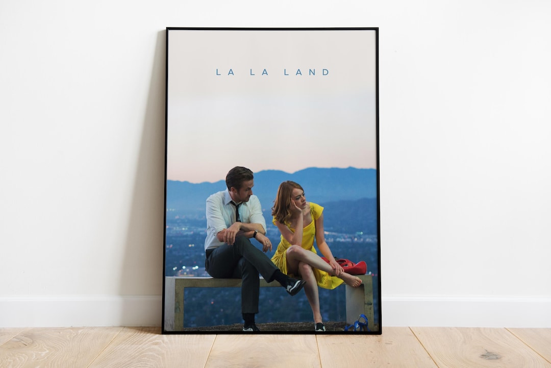 La La Land Minimalist Poster | Mia and Sebastian | Ryan Gosling Poster ...