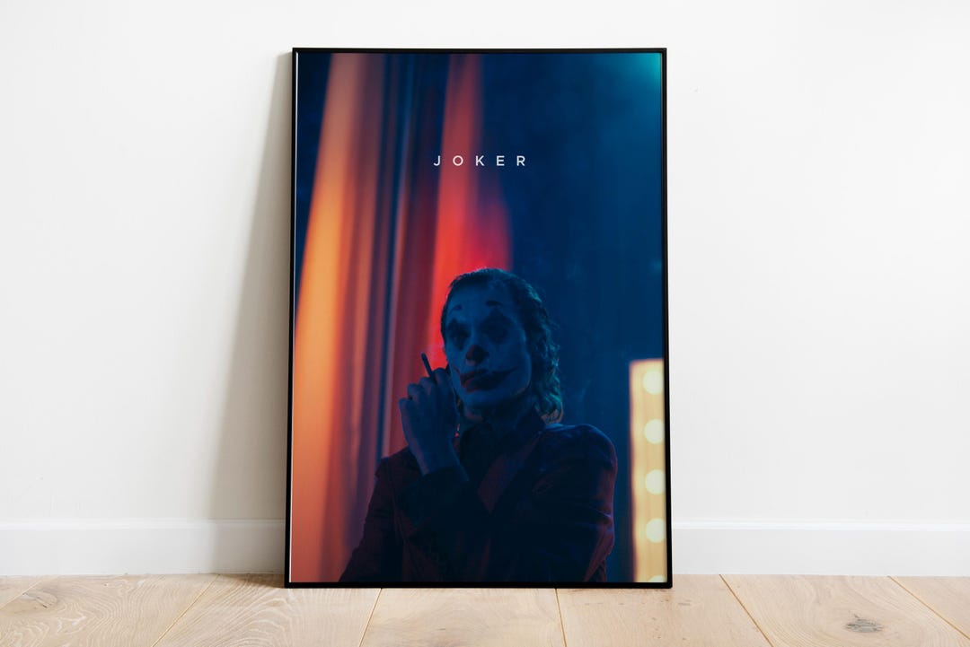 Joker Movie Minimalist Poster | Joaquin Phoenix Art - Etsy