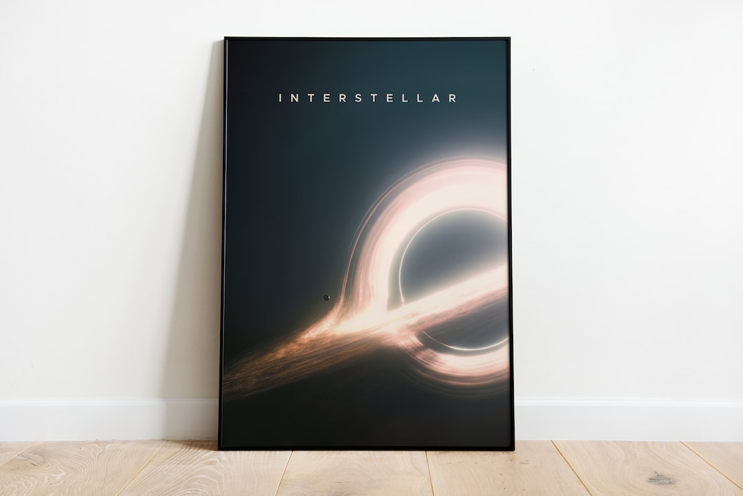 Interstellar Minimalist Poster | Christopher Nolan | Interstellar Gift ...