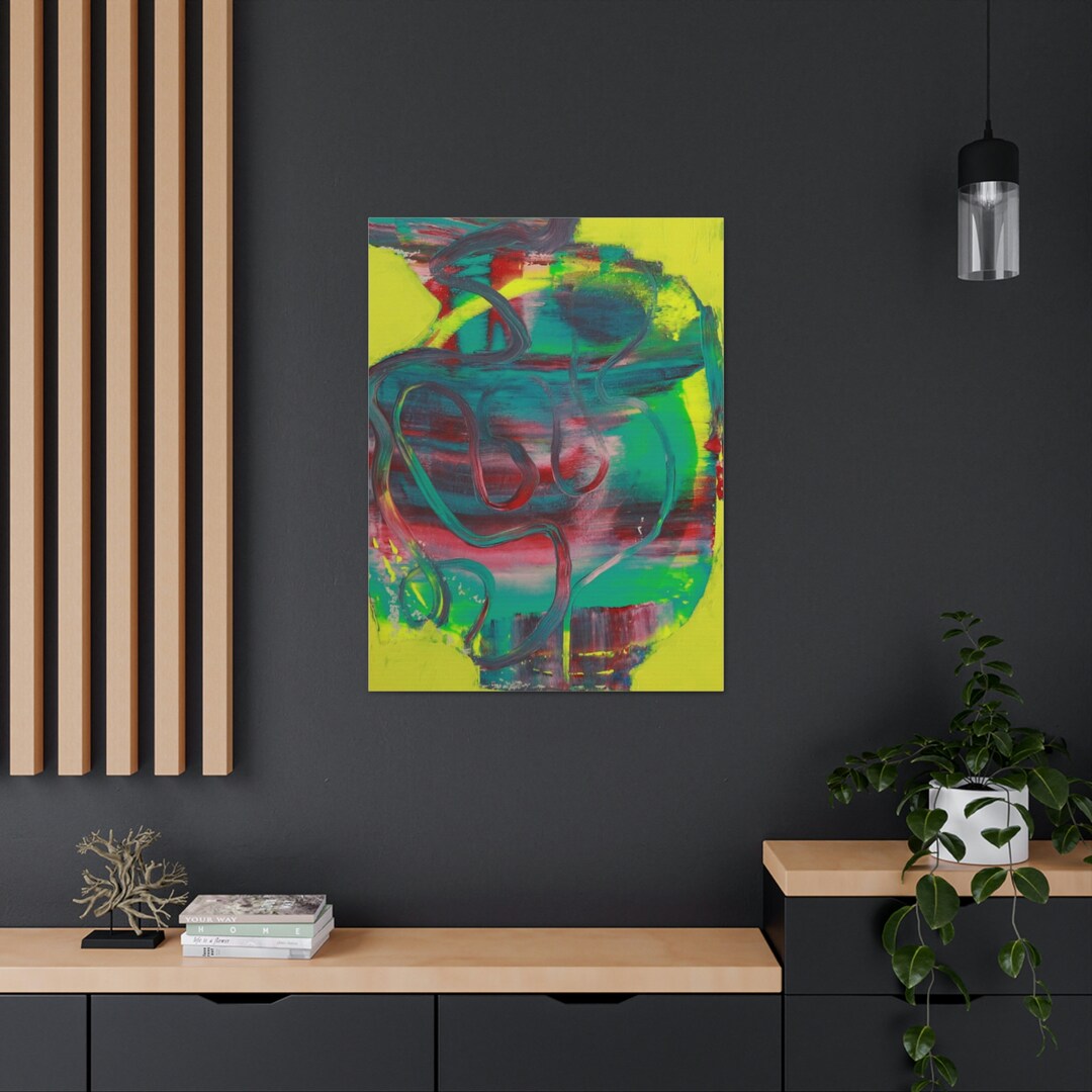 Inside Out Abstract Wall Art on Canvas Gallery Wraps - Etsy