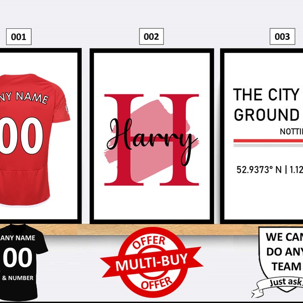 Nottingham Forest - Etsy UK