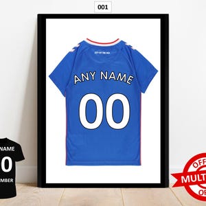 Personalised Sunderland AFC Football Prints Wall Art Poster Set of 3 ...