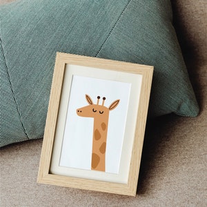 Giraffe Nursery Decor | Printable Kid's Wall Art | Giraffe Print | Baby ...