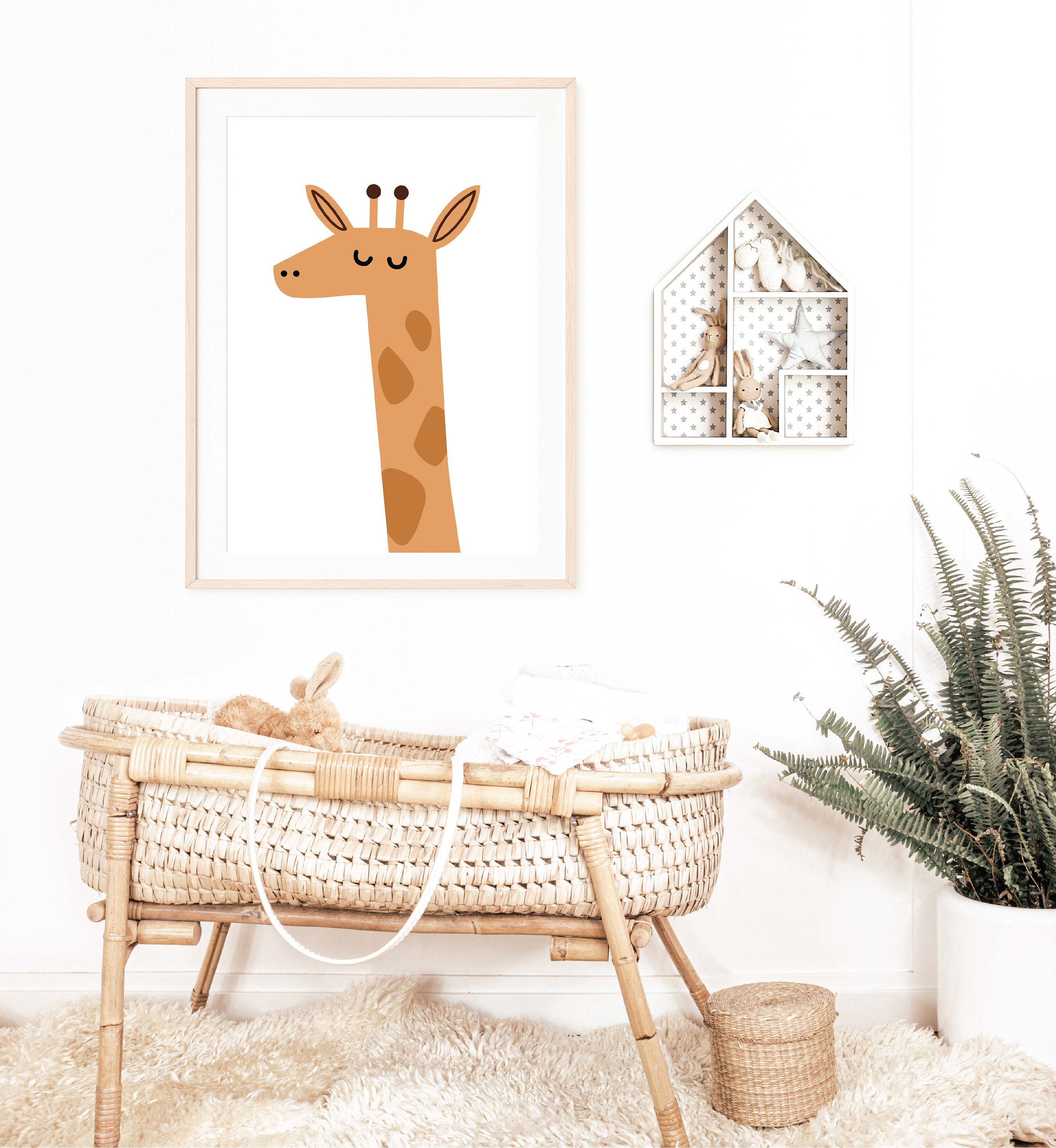 Giraffe Nursery Decor | Printable Kid's Wall Art | Giraffe Print | Baby ...