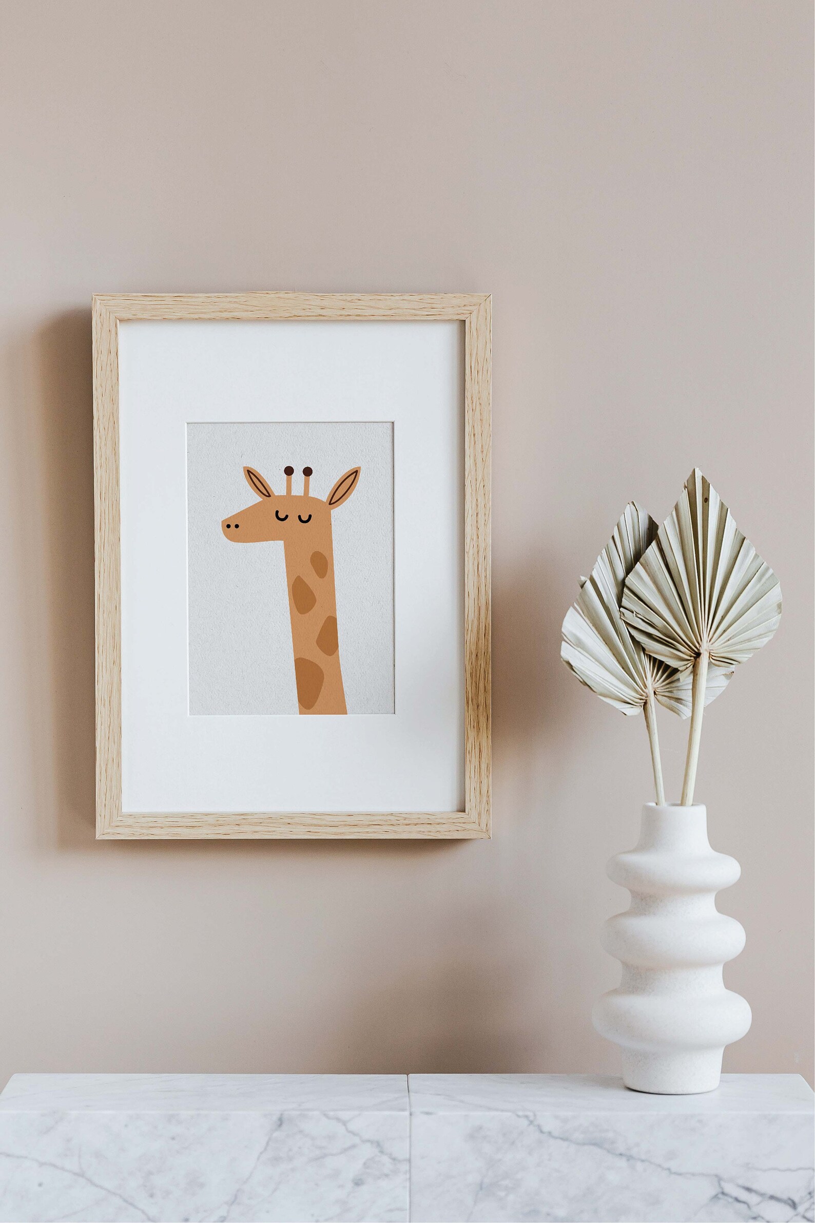 Giraffe Nursery Decor | Printable Kid's Wall Art | Giraffe Print | Baby ...