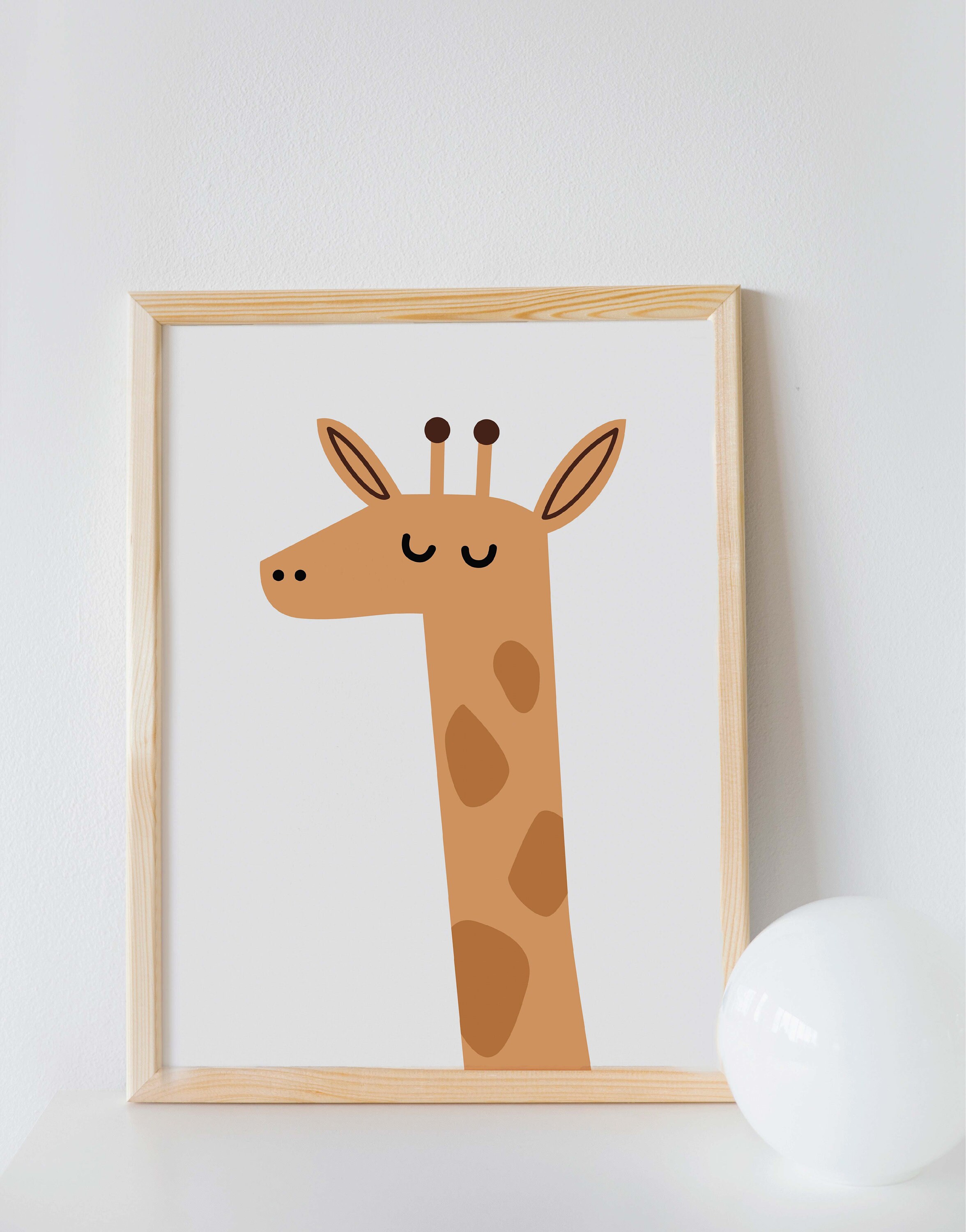 Giraffe Nursery Decor | Printable Kid's Wall Art | Giraffe Print | Baby ...