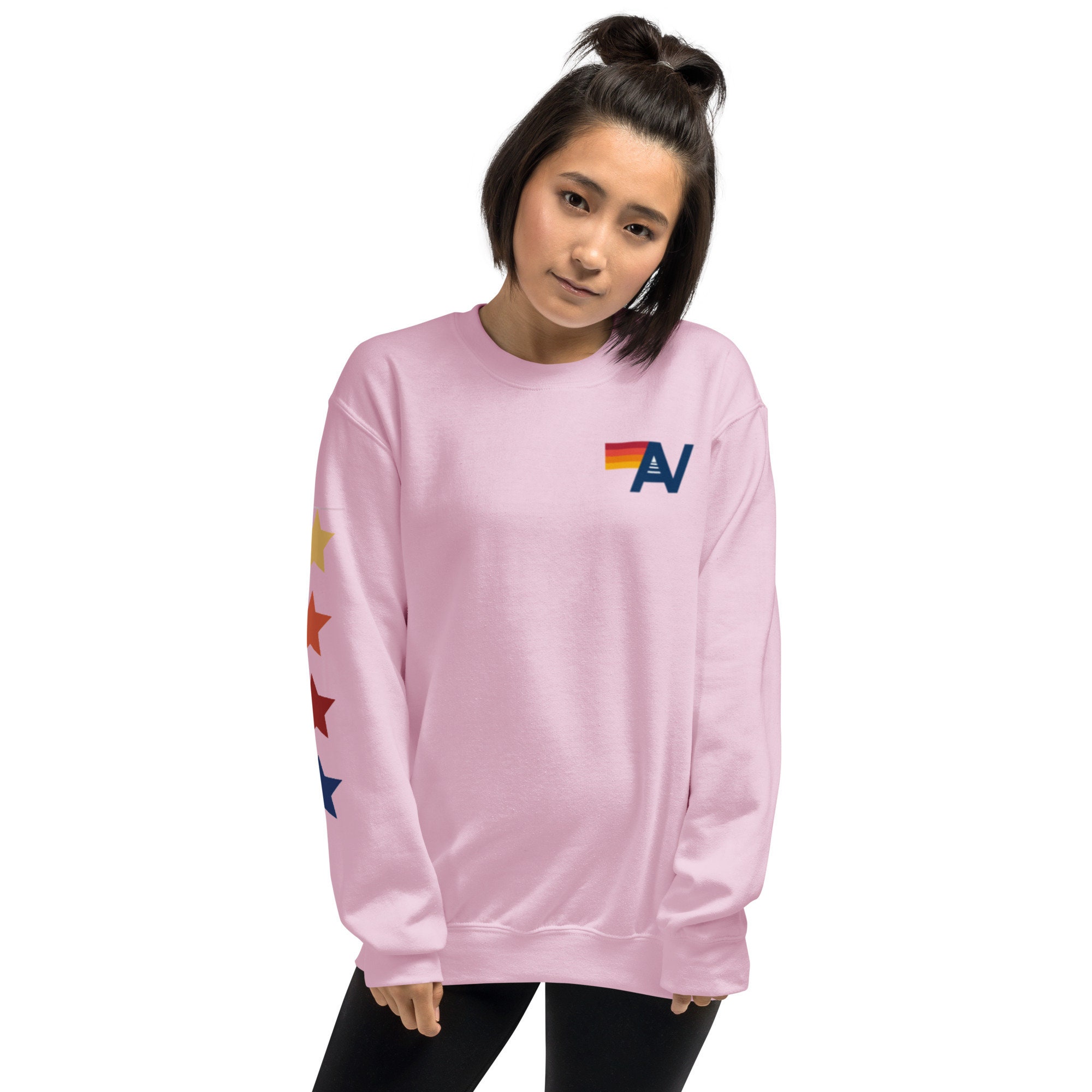 Preppy Pink Aviator Nation Dupe Sweatshirt - Etsy